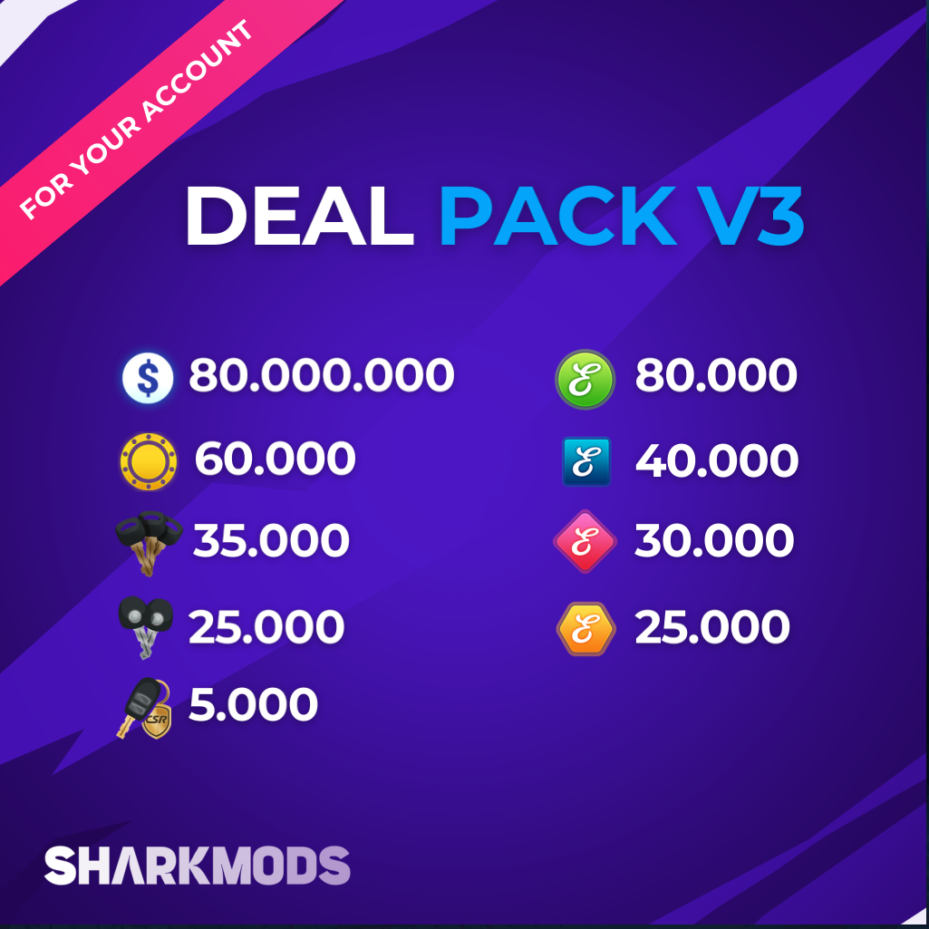 CSR2 MODS - Deal Pack V3